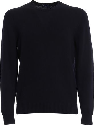 Drumohr Rundhalspullover - Dunkelblau