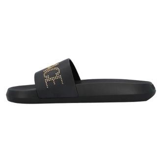 Versace Homme, Chaussures, Noir, Taille: 44 EU Caoutchouc sandales