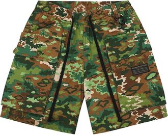 Billionaire Boys Club Cargo-Shorts mit Camouflage-Print - Grün