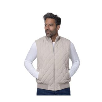 Gran Sasso Gesteppte &auml;rmellose beige Jacke - - Jackets - Herren - Braun - XL