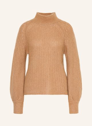 Hemisphere Hemisphere Pullover Mit Cashmere Und Glitzergarn braun