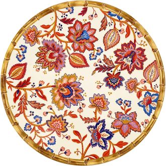 Les Jardins de la Comtesse Servierplatte aus Melamin rund Ø 35,5 cm - Kollektion Jaipur