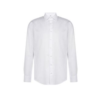 Seidensticker Kent Slim Fit Hemd aus Baumwolltwill in Weiß