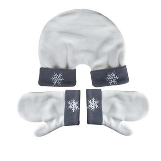 Generic Gants de No&euml;l pour couple - Moufles dhiver de 26 cm d&eacute;paisseur | Gants chauds en polaire pour amateurs de coton, int&eacute;rieur doux et confortable, style 