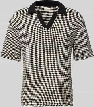 Officine G&eacute;n&eacute;rale Poloshirt mit gerippten Abschl&uuml;ssen