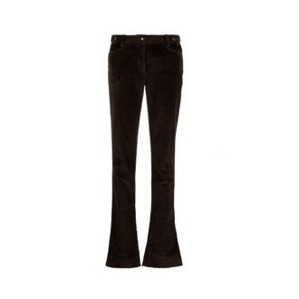 Dolce & Gabbana Braune Cordhose mit ausgestelltem Bein - - Trousers - Damen - Braun - S