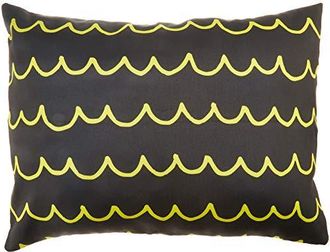 Bonamaison Le Jardin du Lin Kissenbezug Zierkissenbezug Neongelb-Rauch Kissenbezug, F&uuml;r Bett, Auto, Sofa, Haus, Wohnzimmer, Schlafzimmer, Dekoration, 45x60 Cm - 