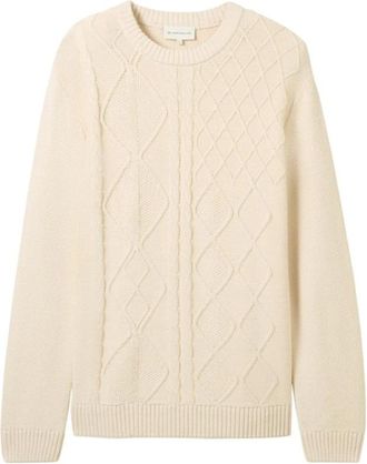 Tom Tailor Pullover & Hoodies - - Knitwear - Herren - Beige - M
