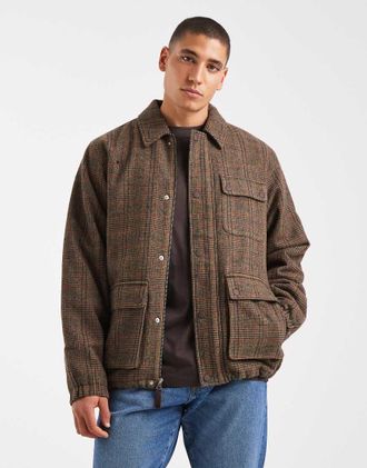 Levi's Wells - Veste &agrave; carreaux fonctionnelle et isolante - Marron-Brown