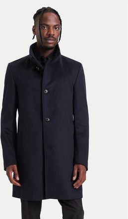 HUGO BOSS Wollmantel H-Hyde-SU-264 50571853 Dunkelblau Slim Fit