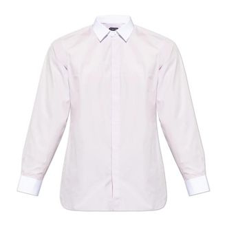 Tom Ford Baumwollhemd - - Shirts - Herren - Lila - 3XL