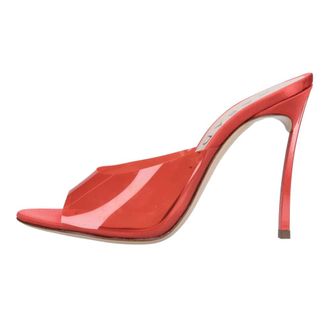 Casadei Plexi und Satin Blade Mules - - Shoes - Damen - Rot - 37 EU