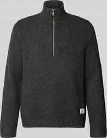 Jack & Jones Relaxed Fit Strickpullover aus elastischem Woll-Mix