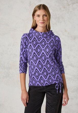 Cecil Langarmshirt mit Tunnelzug am Saum