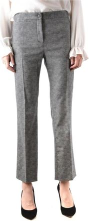 Moschino Femme, Pantalons, Gris, Taille: 38 FR StraightLeg Pants