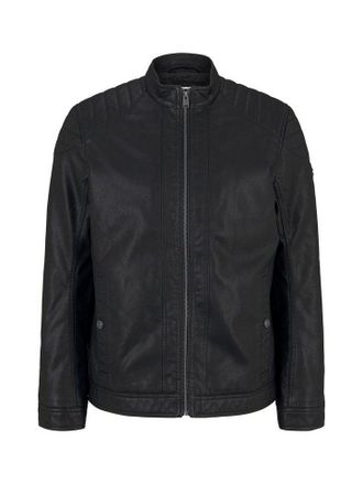 Tom Tailor Lederimitatjacke Jacken Bikerjacke aus Kunstleder