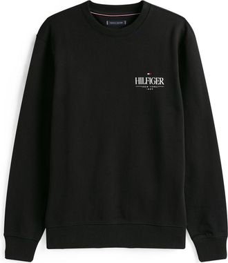 Tommy Hilfiger Sweatshirt mit Rundhalsausschnitt und Logo-Schriftzug in