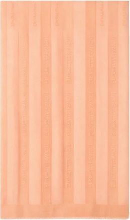 Elisabetta Franchi Femme, Accessoires, Orange, Taille: ONE Size Foulard en viscose et modal avec rayures jacquard