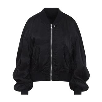Rick Owens Femme, Sport, Noir, Taille: 38 FR Secchia Flight Jacket