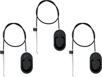 Lurrose 3 St&uuml;ck Teiliges Schwarzer Aluminium Recliner Griff mit Kabelzug Robustes Ersatzteil f&uuml;r Sofasessel Langlebiger Metallzuggriff f&uuml;r Komfortable Liegefu