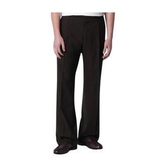 PT01 Pt01 - Pantalon large pliss&eacute; - Homme - Pantalons - Brun - Taille: M