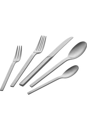 Zwilling Besteckset Minimale mattiert, Silber, Metall, 30-teilig, rostfrei, Essen & Trinken, Besteck, Besteck-Sets