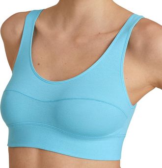 CALIDA Elastic Bustier Damen, mit breitem Softbund, natürlich atmungsaktive und weiche Single Jersey-Qualität