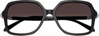 Swarovski Lunettes de soleil forme carr&eacute;e - Femme - Accessoires - Noir - Taille: 56 MM