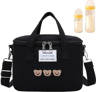 Generic Sac de maternit&eacute; - Sac &agrave; langer de voyage | Sac de rangement mignon de grande capacit&eacute; avec compartiment &agrave; couches isolant, sac de transport r&eacute;glable 