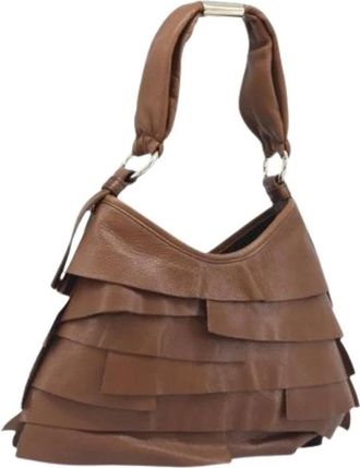 Saint Laurent Sac bandouli&egrave;re vintage doccasion - Femme - Pre-owned - Brun - Taille: ONE Size