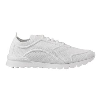 Kiton Homme, Chaussures, Blanc, Taille: 40 1/2 EU Baskets en coton textur&eacute;