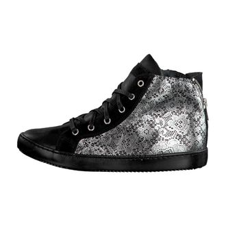 Omoda Schwarze hohe M&auml;dchensneakers - - Shoes - Damen - Schwarzk - 38 EU