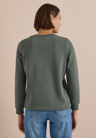 Cecil Sweatshirt mit Elastiksaum und Tunnelzug