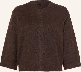 OPUS Strickjacke Disille Mit 3/4-Arm braun