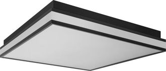 Ledvance plafonnier LED ORBIS MAGNET SMART+ Wi-Fi 45x45cm, 42W, température de couleur 3000 - 6500K, lampe design avec cadre magnétique innovant, noir