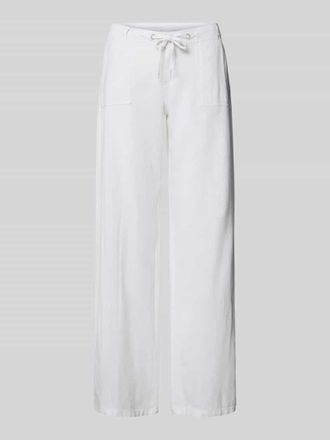 Gina Tricot Mid Waist Hose aus Leinen-Baumwoll-Mix