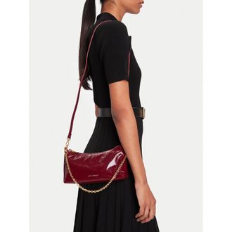 Coccinelle Handtasche Coccinelle THJ Coccinelle Aura Shiny E5 THJ 55 01 01 Dunkelrot