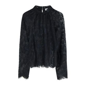 Self Portrait Pf26 Spitzenbluse - - Blouses & Shirts - Damen - Schwarzk - S