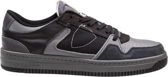 Philippe Model Low-Top Sneaker - La Grande Leather And Suede Sneakers, Black - Gr. 40 (EU) - in Schwarz - f&uuml;r Damen