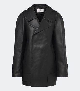 Victoria Beckham Mantel aus Leder