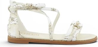 Alviero Martini 1A Classe Femme, Chaussures, Blanc, Taille: 39 EU Sandales Plates