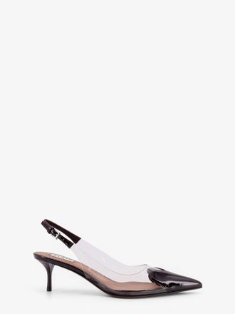 Alaia Le Coeur PVC and leather pumps - ALAIA - gender_Woman