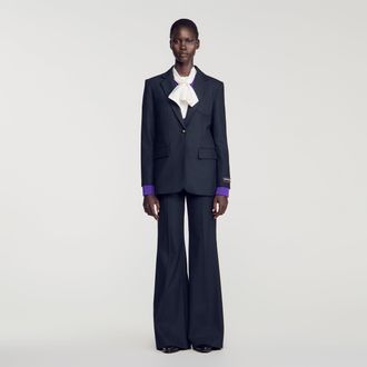 Sandro Veste de costume en laine