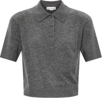 Victoria Beckham Femme, Pulls, Gris, Taille: 40 FR Polo Top