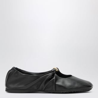 Loewe Schwarze Nappa-Perlen-Ballerinas