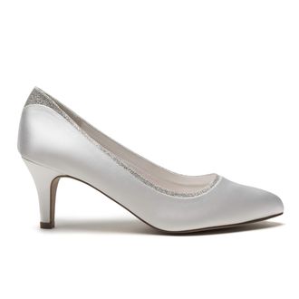 Rainbow Club Damen Jara Pumps, elfenbeinfarben/cremefarben, 39.5 EU Weit