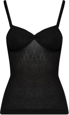 Victoria Beckham Femme, Tops, Noir, Taille: 40 FR Strappy Top