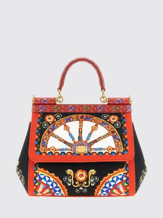 Dolce & Gabbana Mini sac &agrave; main Sicily avec imprim&eacute; &laquo; Carretto Siciliano &raquo;