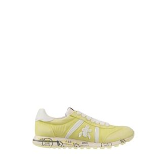 Premiata Lucy Sneakers aus Wildleder und Stoff - - Shoes - Damen - Gelb - 39 EU