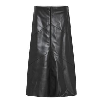 Bruuns Bazaar Veganibbeleen Rock - - Skirts - Damen - Schwarzk - XL